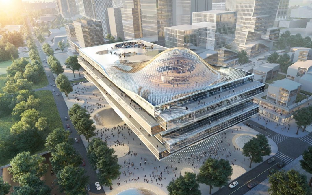 New ZTE Headquarters to Make a Splash with Dazzling Wave Design - GCO ...
