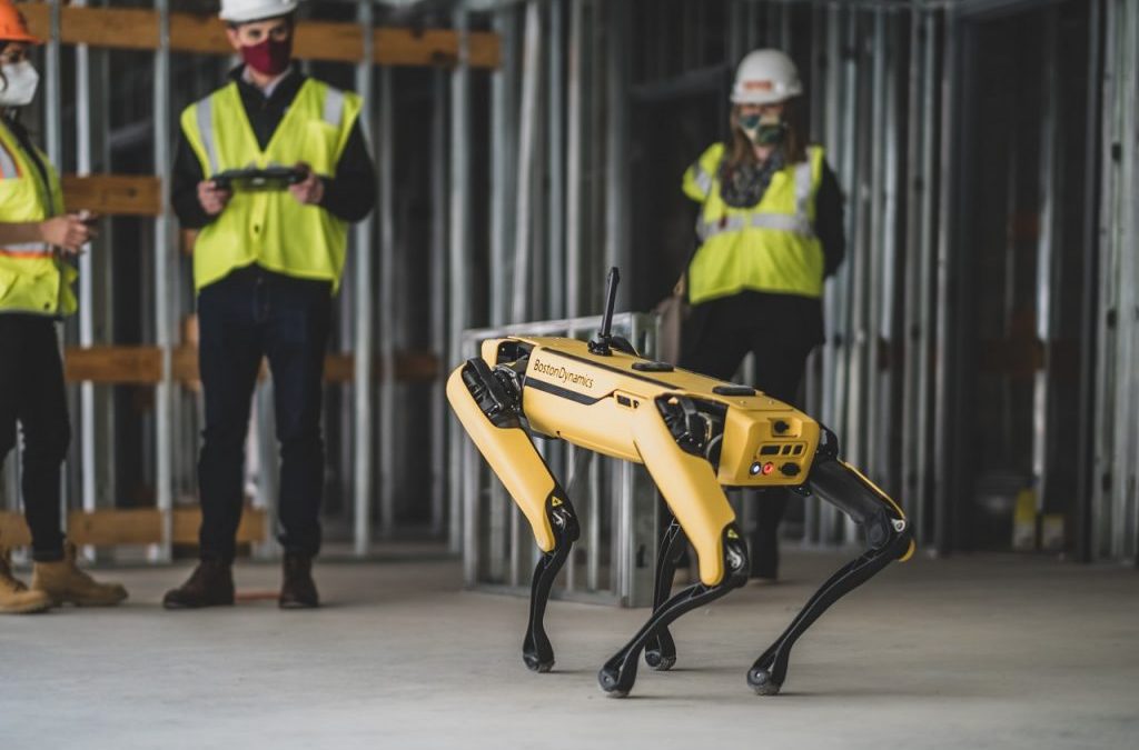Robot Dog Monitoring Construction At Va. Tech - GCO Portal
